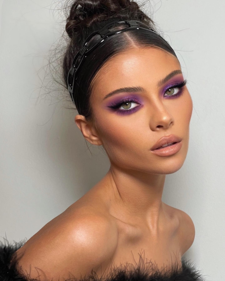 The Purple Makeup Trend Isn’t Going Anywhere for Autumn/Winter 2022 ...